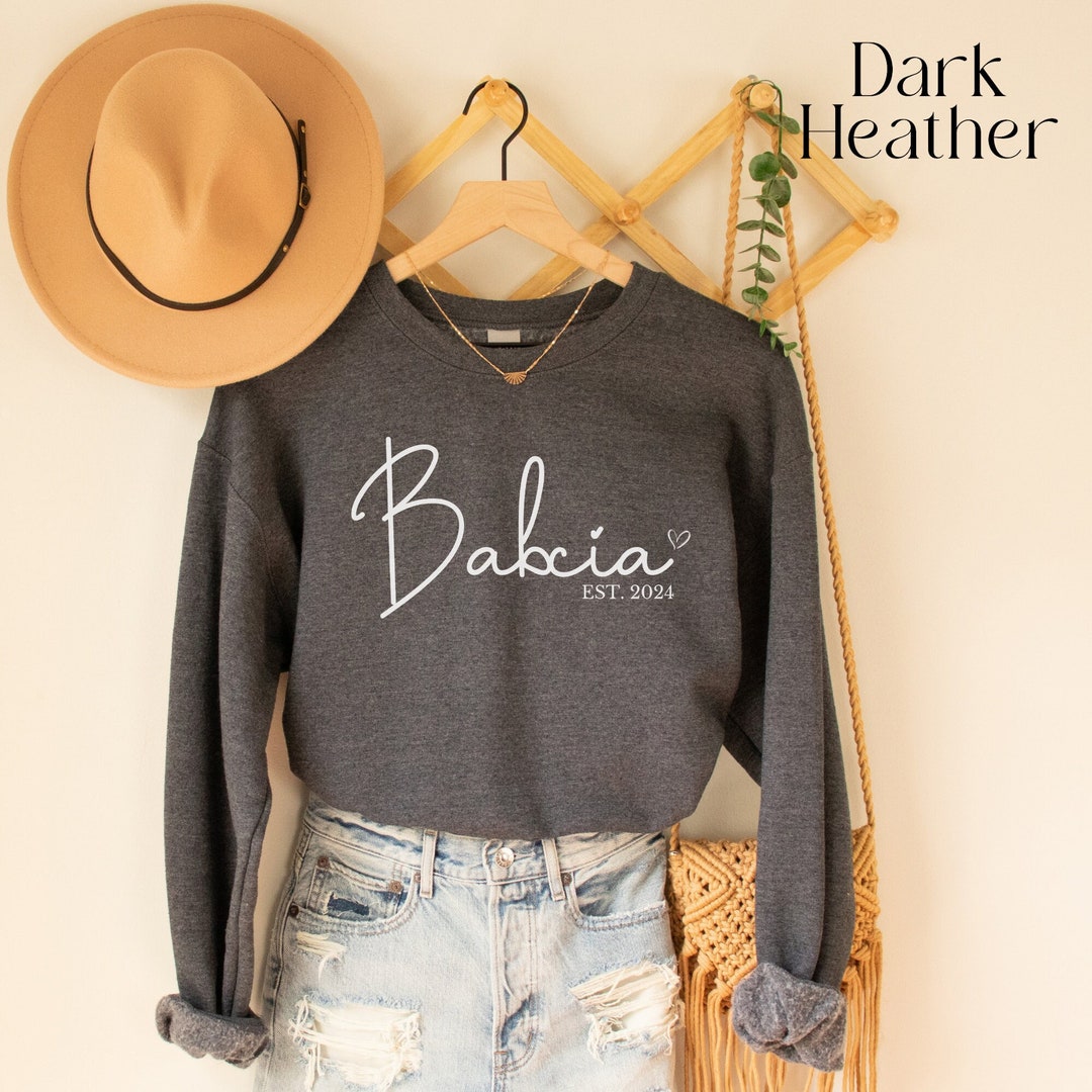 Custom Babcia Sweatshirt, Mothers Day Gift for Babcia, Babcia Gifts ...