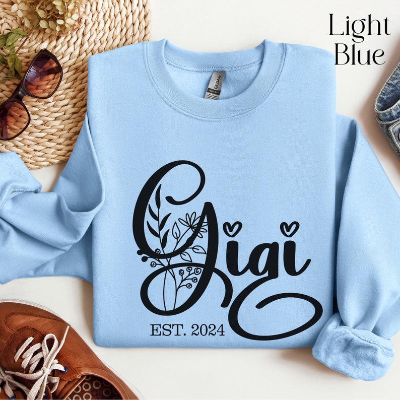 Custom Gigi Sweatshirt, Gigi Gifts, Mothers Day Gift for Gigi, Boho ...