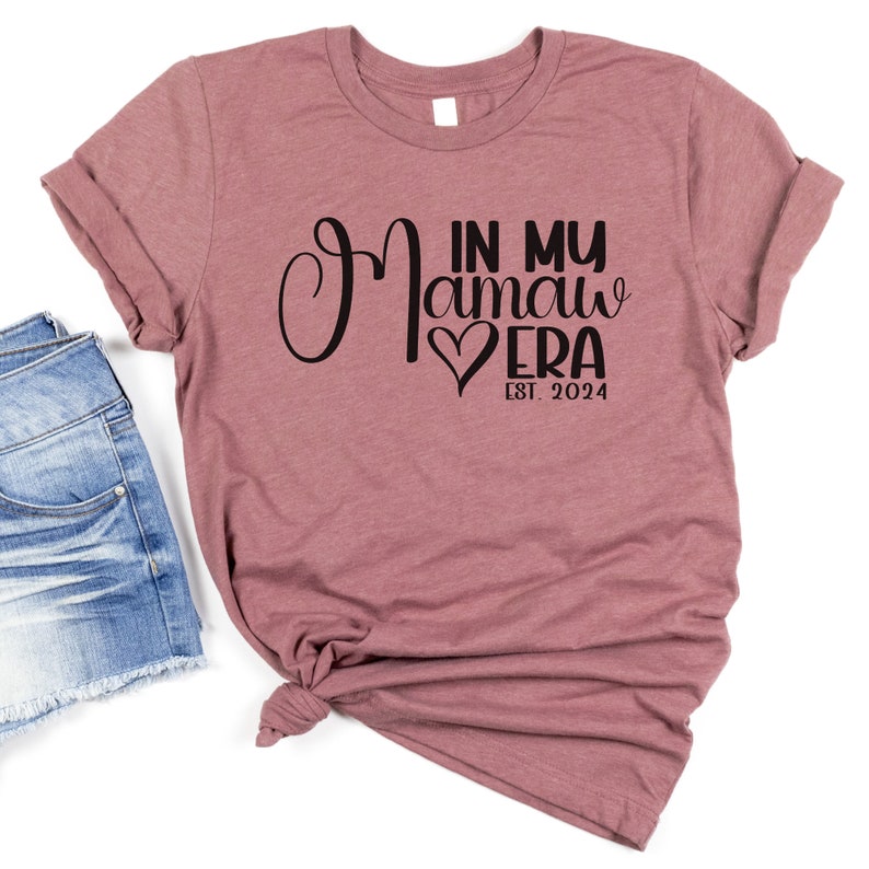 Custom in My Mamaw Era Shirt, Mamaw Gift, Mothers Day Gift for Mamaw ...