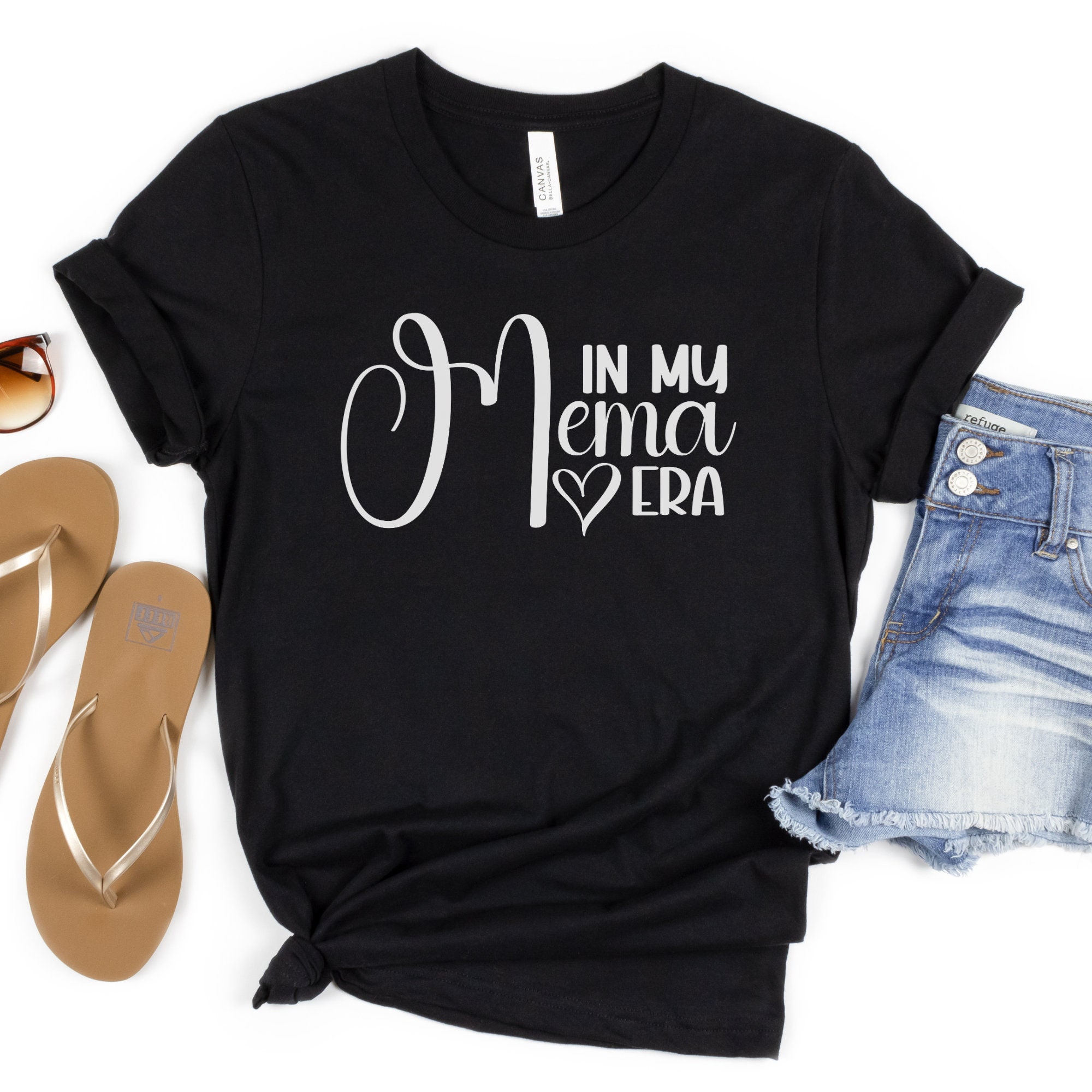 Custom In My Mema Era Mema Shirt Mema Ts Mothers Day T For Mema Holiday T For Mema