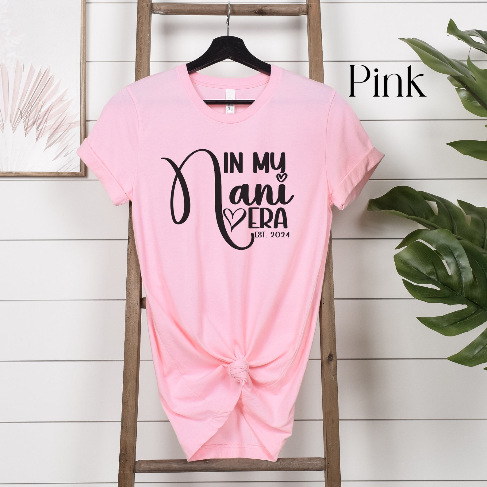 Custom in My Nani Era Shirt, Nani Gifts, Mothers Day Gift for Nani ...