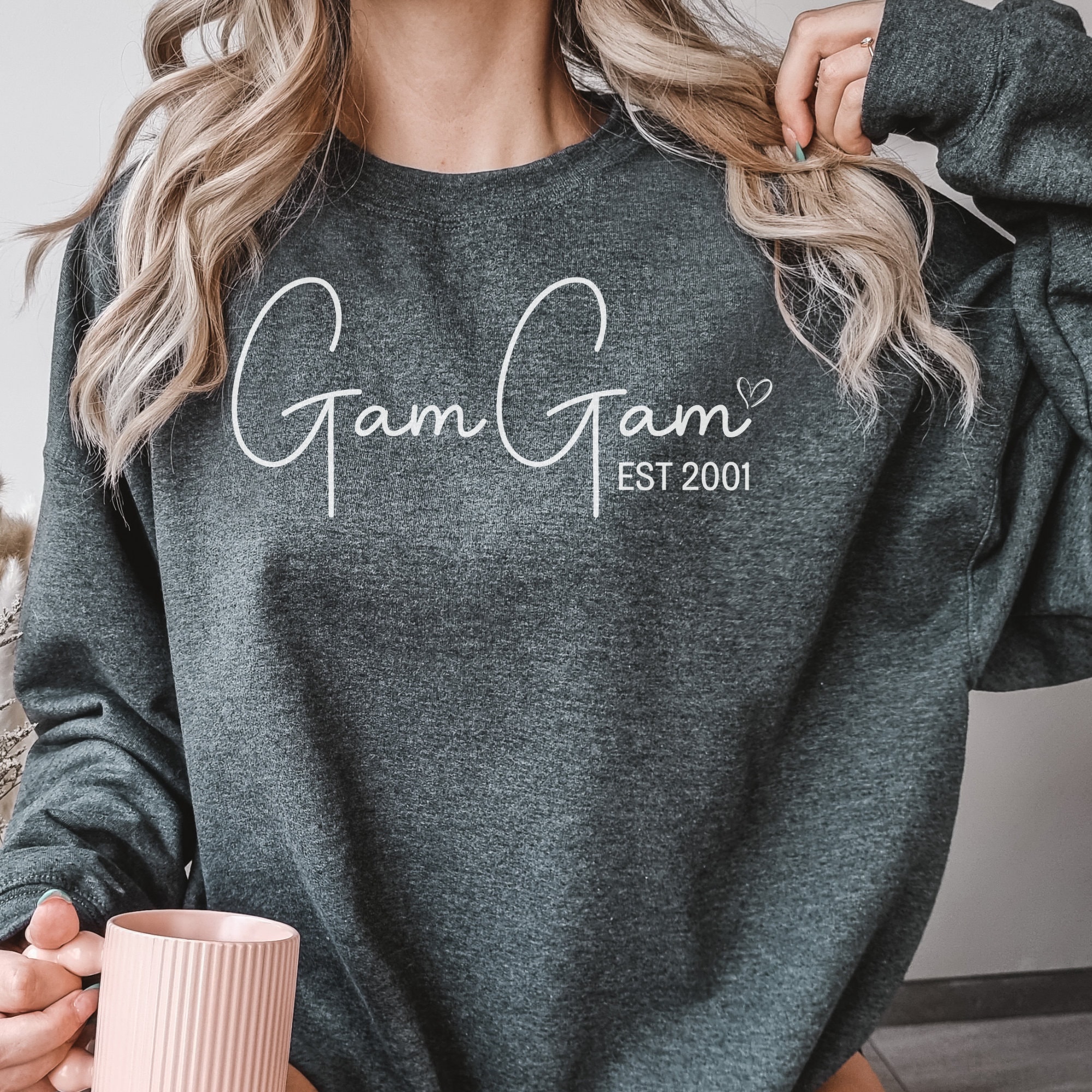 Custom Gam Gam Sweatshirt, Personalized Gam Gam Shirt, Holiday Gift for ...