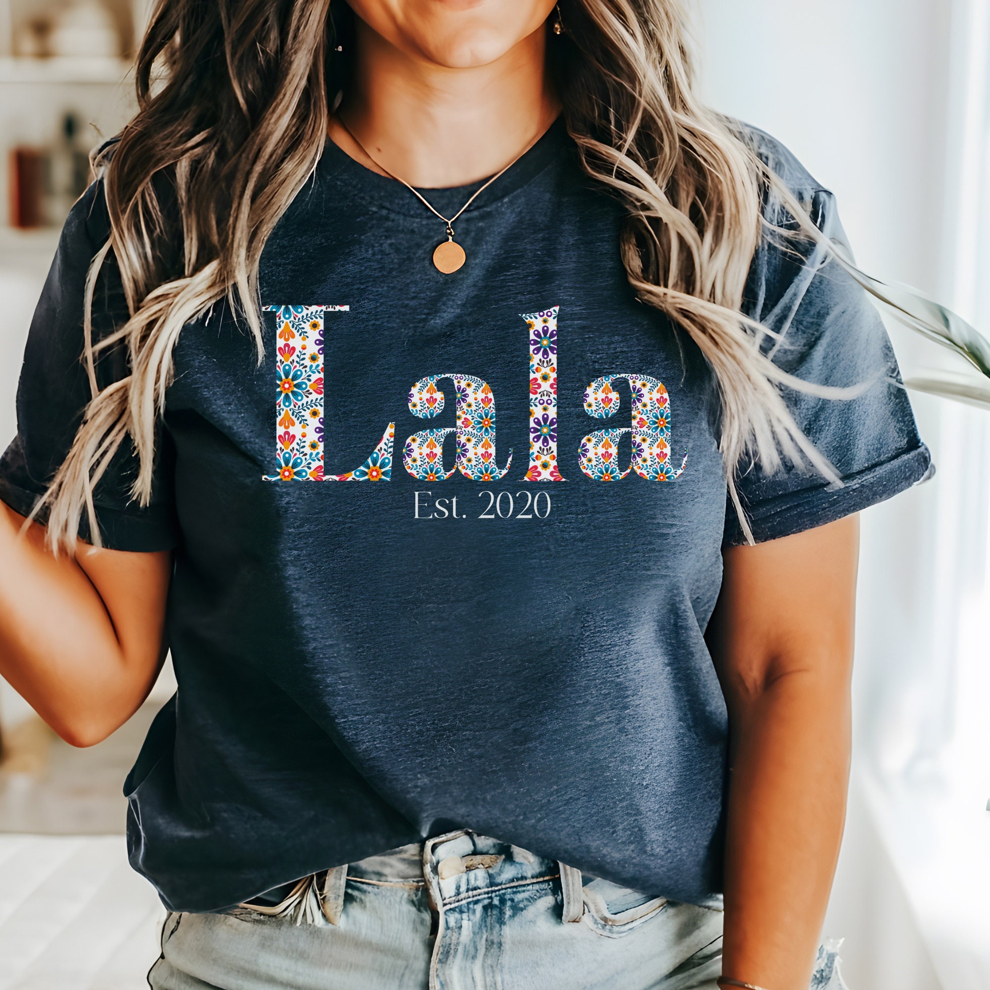 Floral Lala Shirt, Custom Lala Gifts, Mothers Day Gift for Lala ...