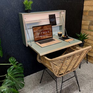 Original Desk• Folding Desk Fold Down Wall Mounted Home Office Desk ...