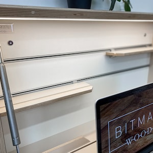 Original Desk• Home Office Desk Organizer Drop Down Floating Desk ...