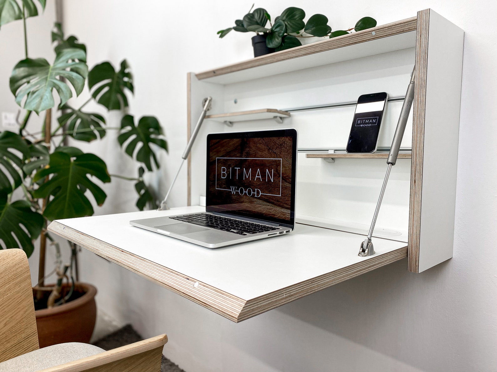 Original Desk Floating Desk Folding Desk Organizer Home - Etsy