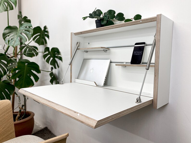 Original Desk Floating Desk Folding Desk Organizer Home - Etsy