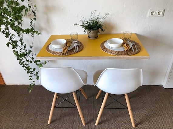 Wall Table Floating Desk Folding Desk Tiny Home Office Space Saving Modern Table Wall Mounted Desk Tiny House Kids Desk Wall Hanging Table Etsy