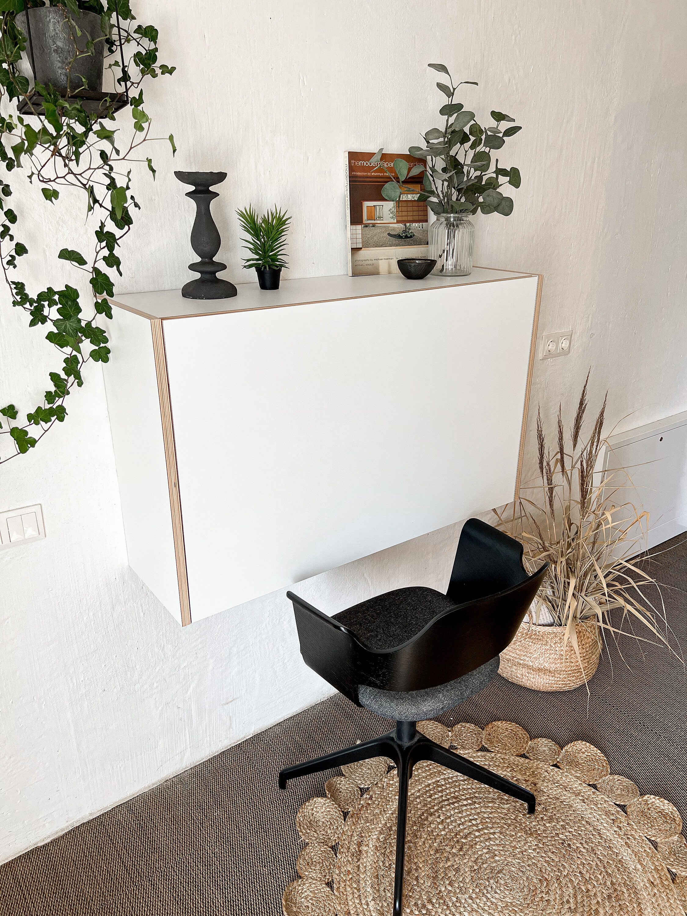 Large Office Desk Floating Desk Home Office Work Space Modern - Etsy ...