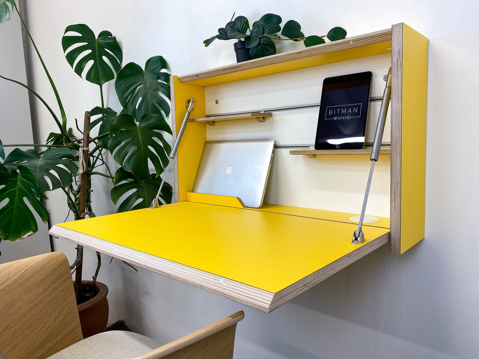 Original Desk• Wall Mounted Folding Desk Space Saving Desk Office Desk ...