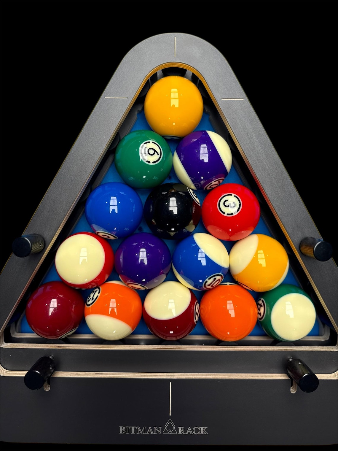Bitmanrack 8-BALL PRO• Billiard Rack Rack Pool Snooker Gift for Him ...
