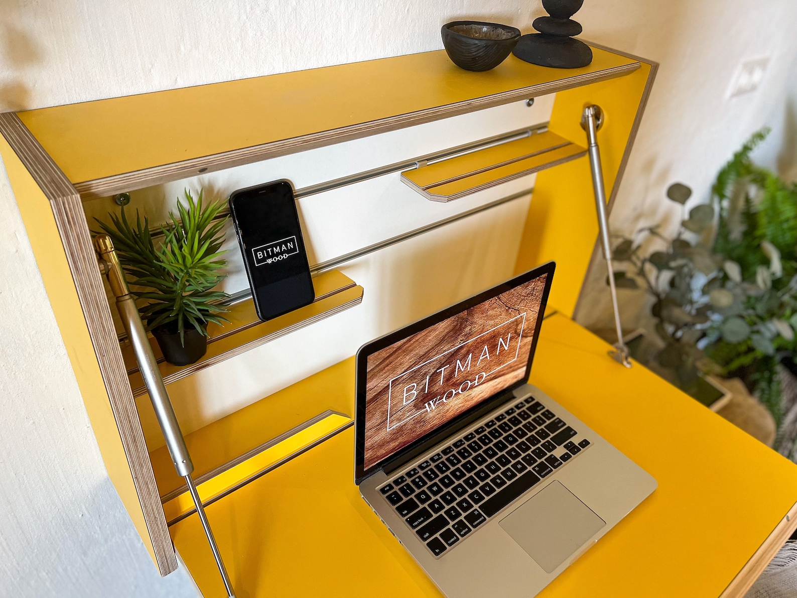 Original Desk Study Desk Wall Mounted Folding Desk Space - Etsy