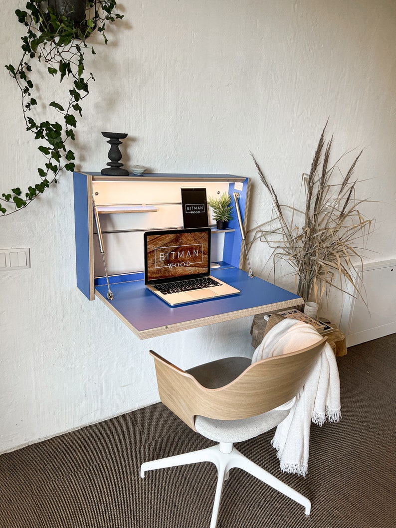 Original Desk Folding Desk Space Saving Desk Wall Mounted - Etsy