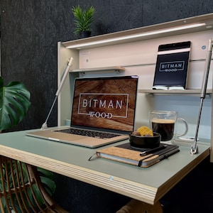 Original Desk• Folding Desk Fold Down Wall Mounted Home Office Desk ...