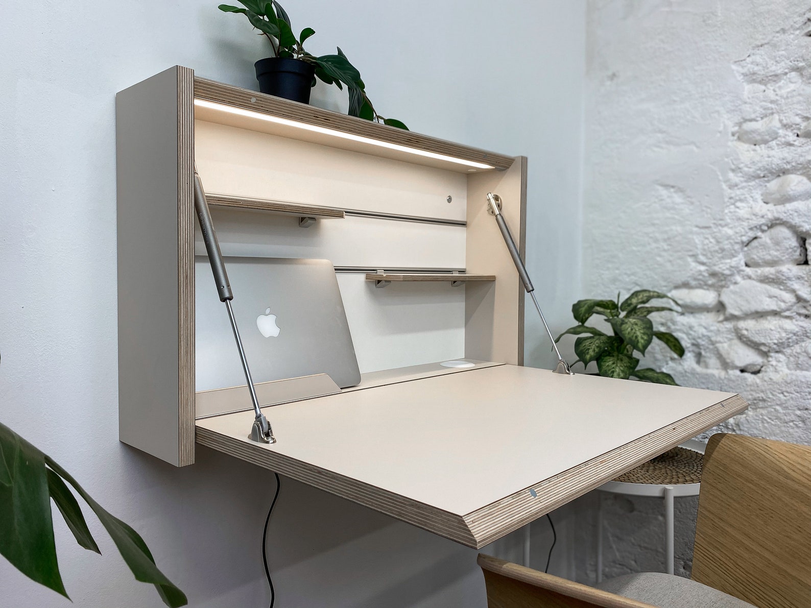 Original Desk Home Office Desk Organizer Drop Down Floating - Etsy