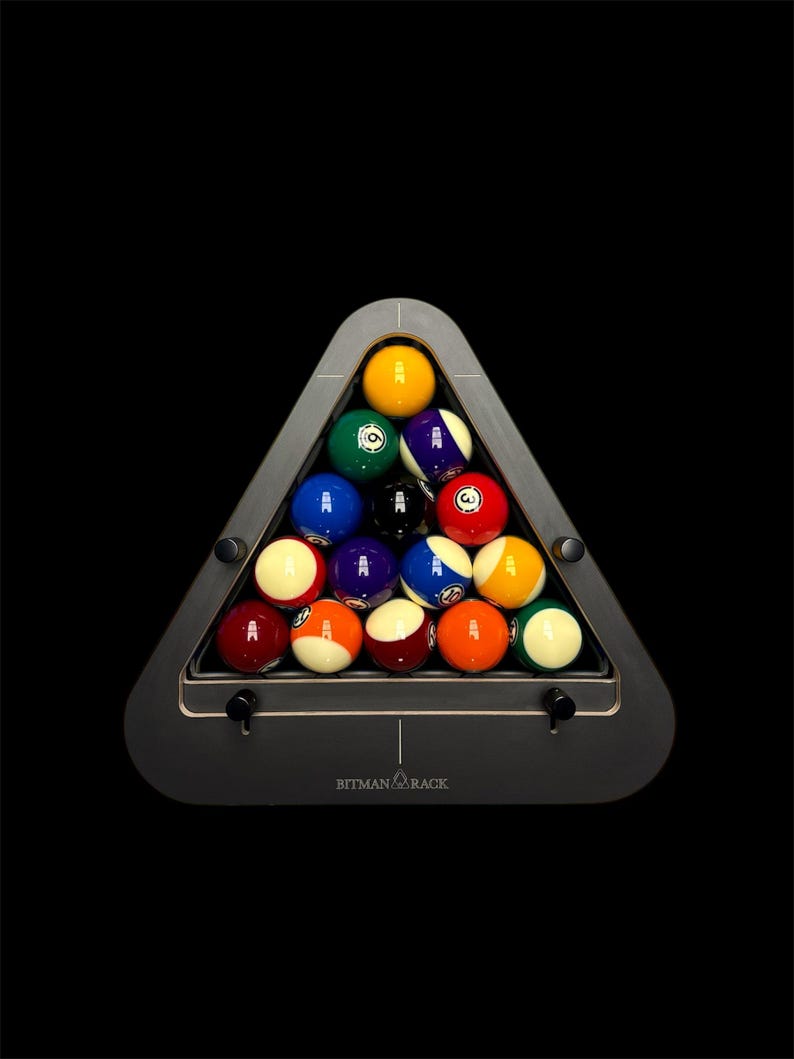 Bitmanrack 8-BALL PRO• Billiard Rack Rack Pool Snooker Gift for Him ...