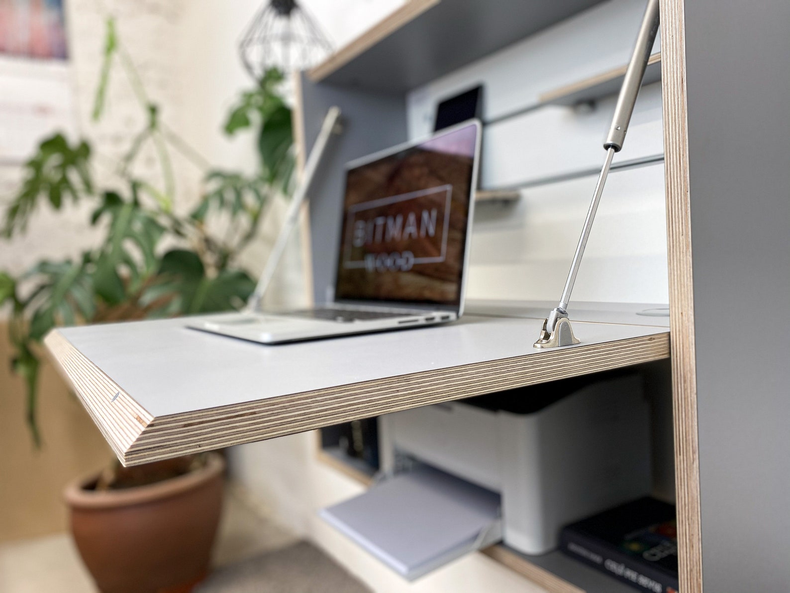 Office Desk• Work Space Floating Desk Space Saving Desk Wall Desk ...