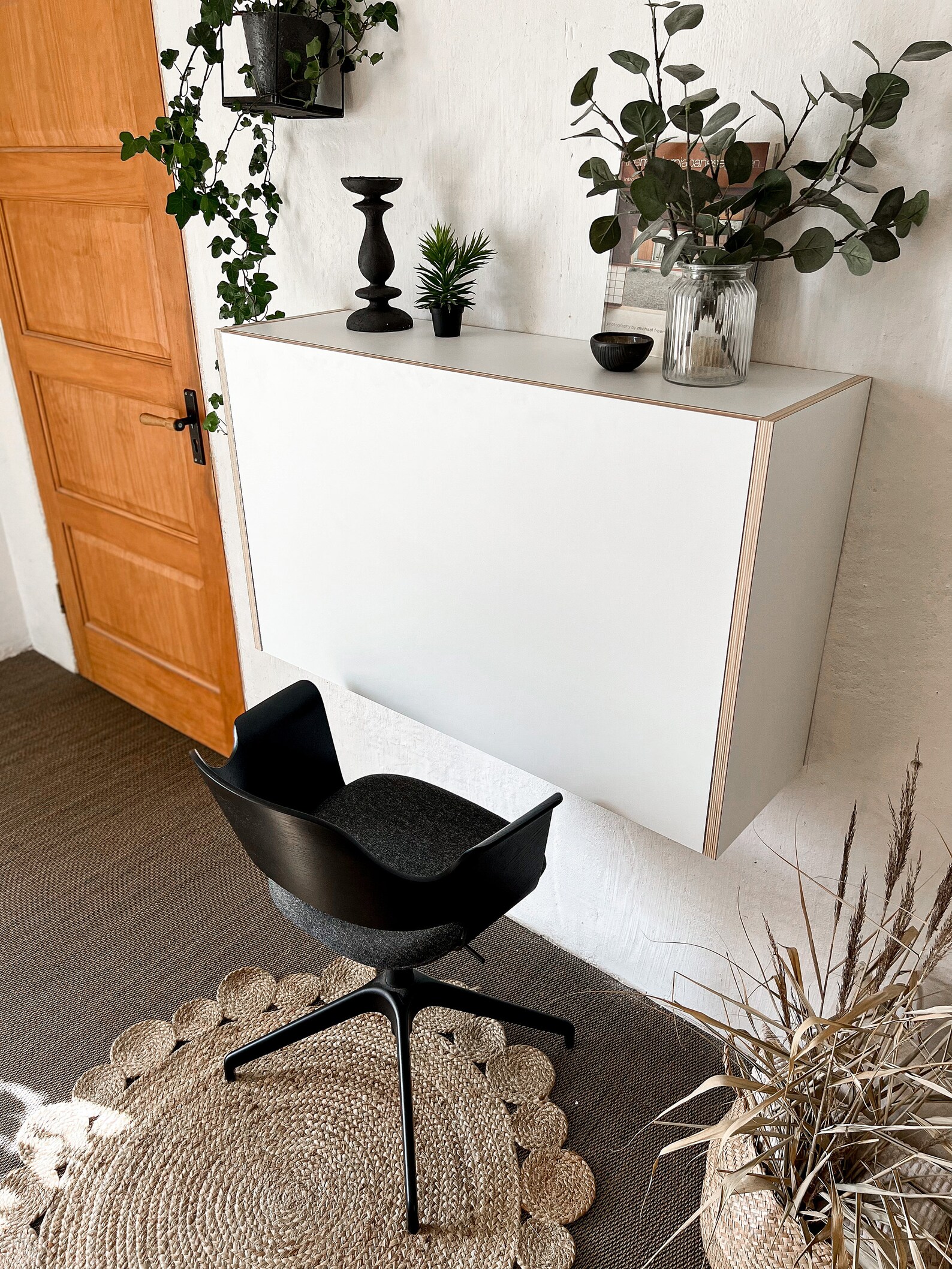 Large Office Desk Floating Desk Home Office Work Space Modern - Etsy