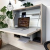 Large Office Desk Floating Desk Home Office Work Space Modern Space ...