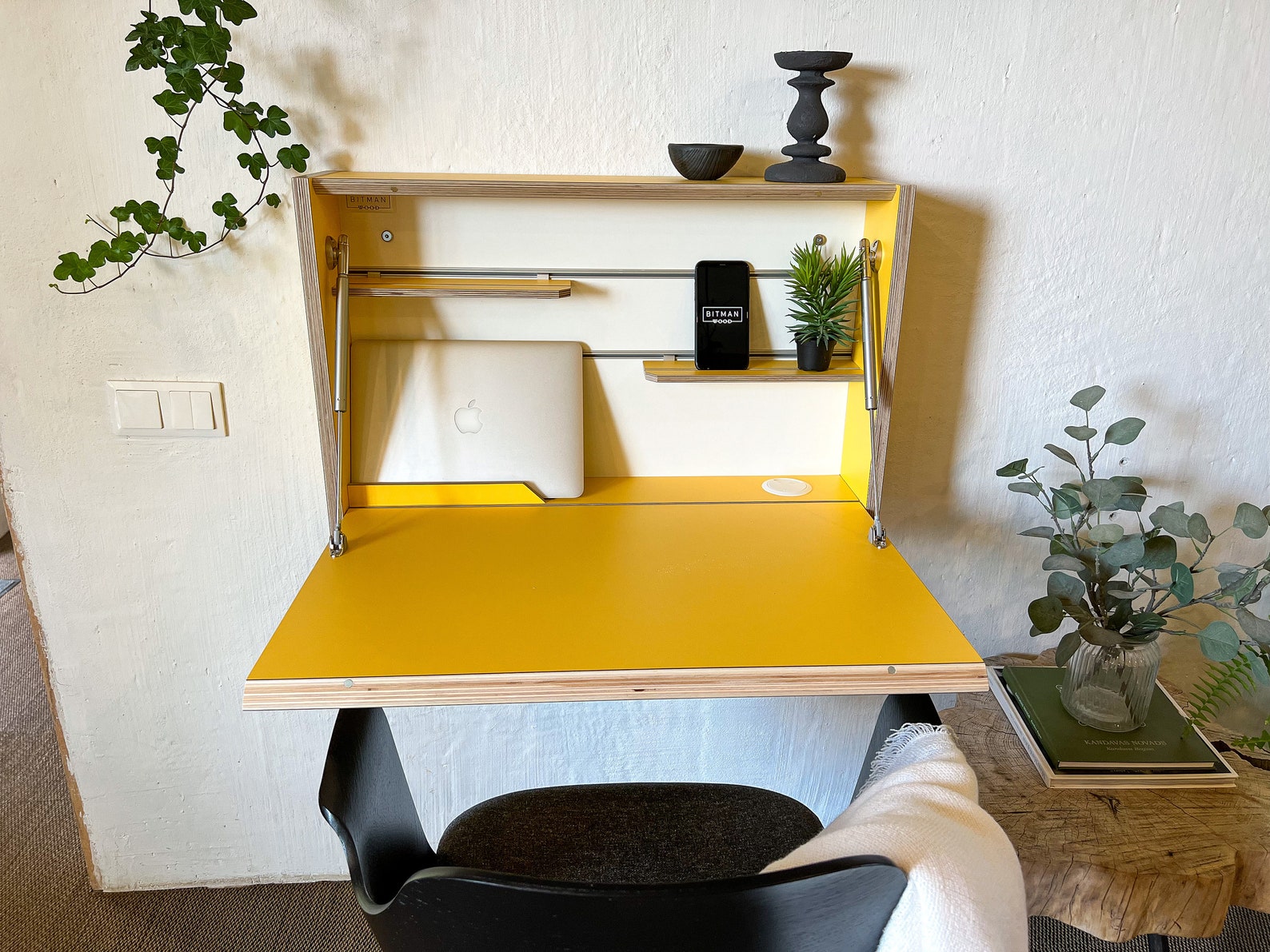 Original Desk Study Desk Wall Mounted Folding Desk Space - Etsy