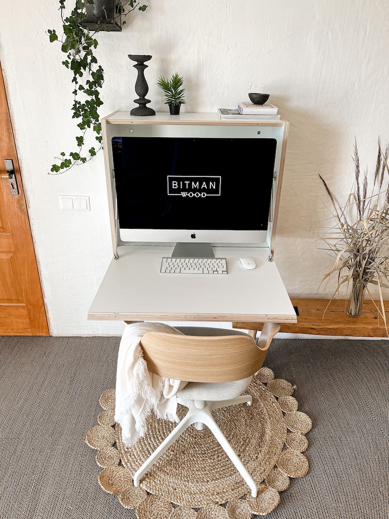 27 Monitor Desk Office Desk Home Office Work Space Modern - Etsy