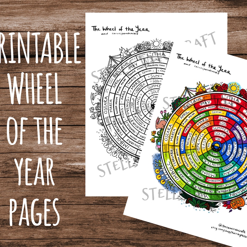 Wheel of the Year - Etsy