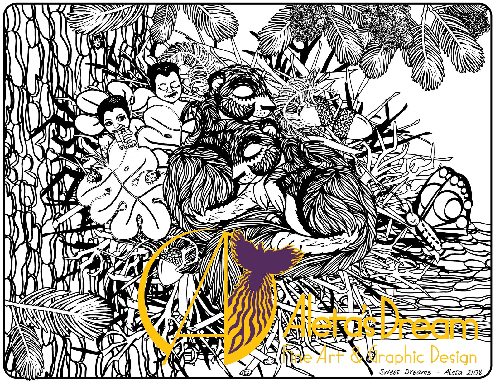 Aleta's Menehune Coloring Book Printable Coloring Pages - Etsy