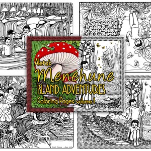 Aleta's Menehune Coloring Book, Printable Coloring Pages, All Ages ...