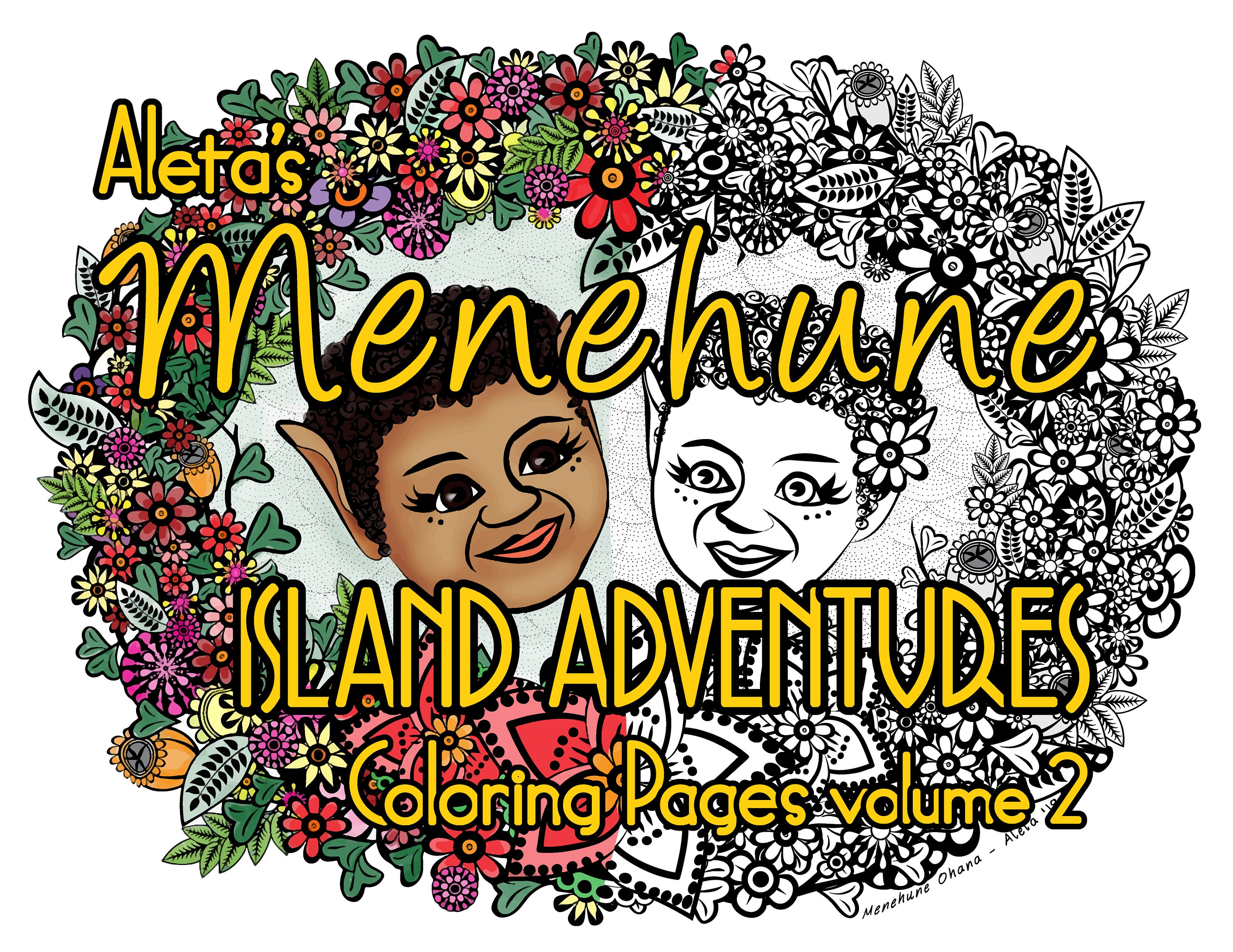 Aleta's Menehune Adventures Coloring Book Volume 2, Printable Coloring ...