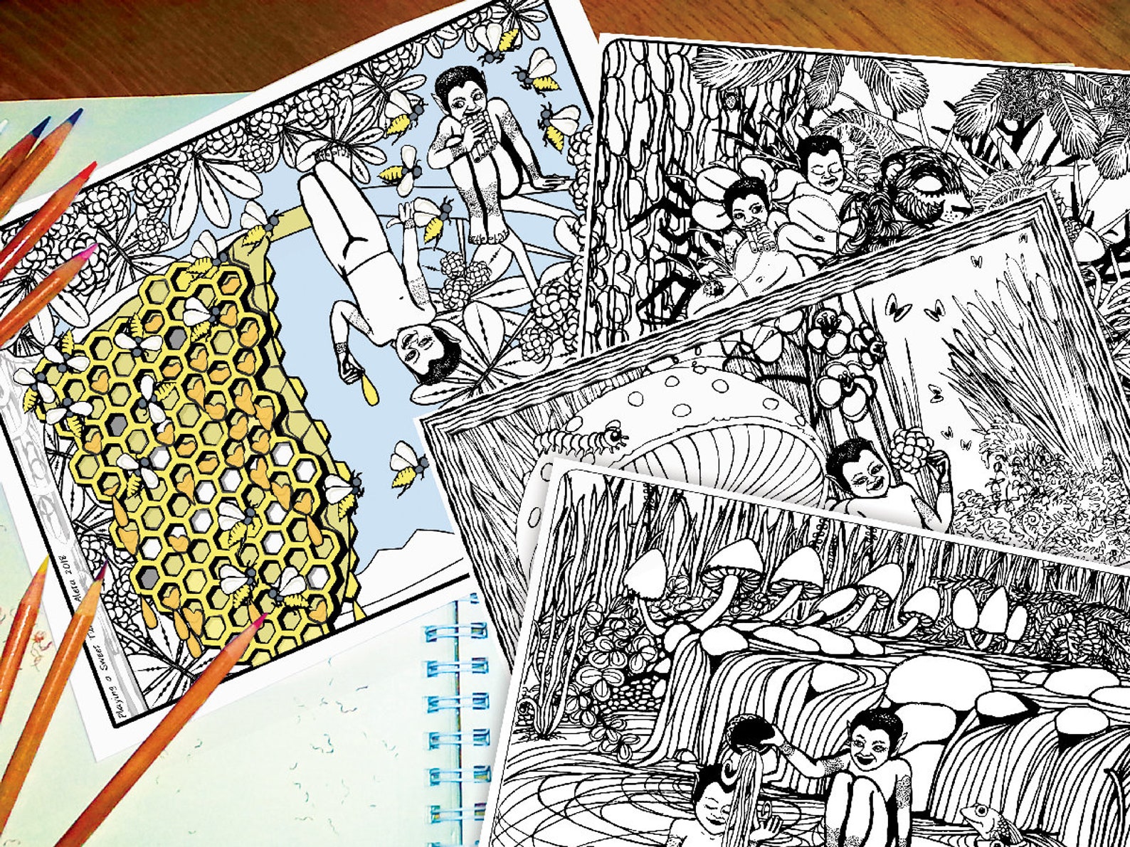 Aleta's Menehune Coloring Book, Printable Coloring Pages, All Ages ...