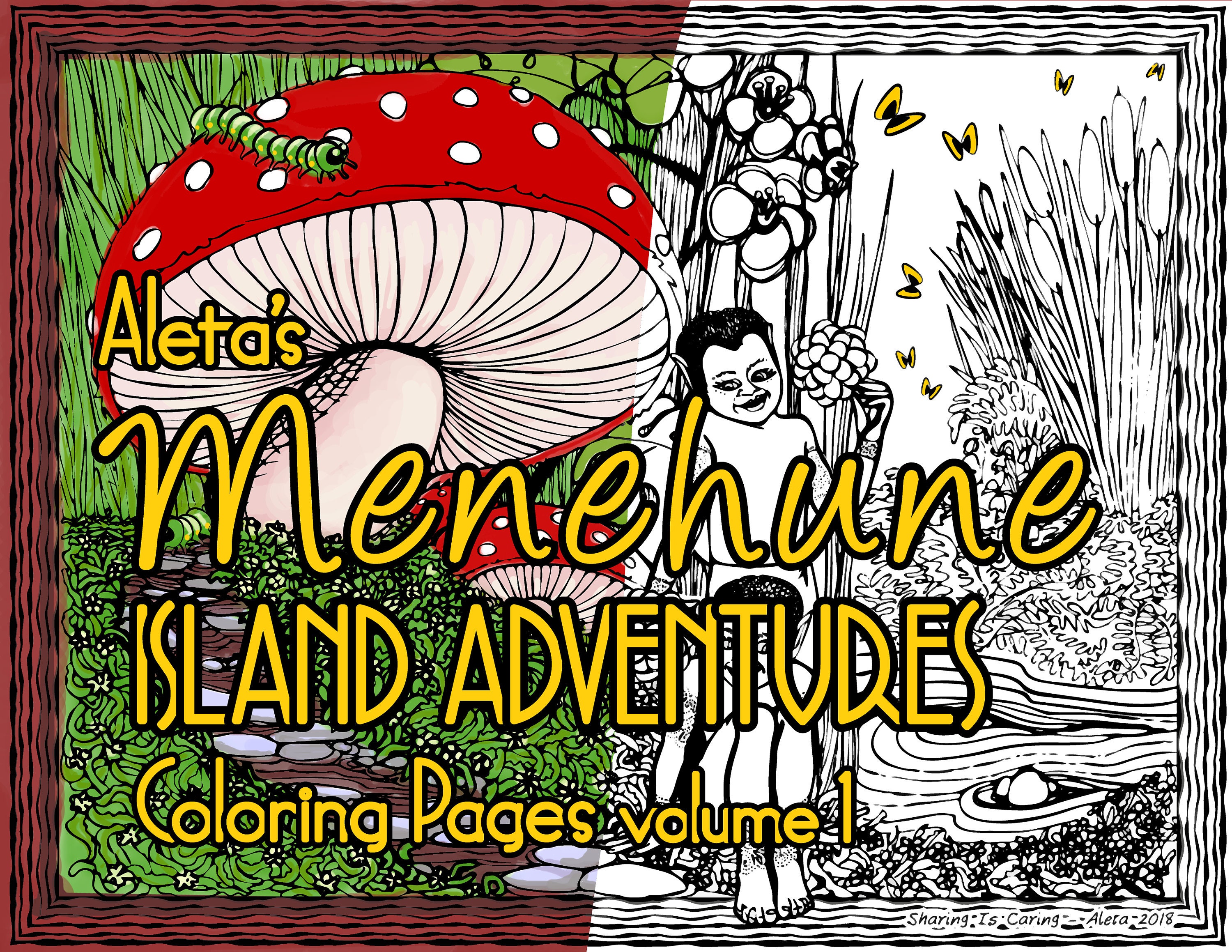 Aleta's Menehune Coloring Book, Printable Coloring Pages, All Ages ...