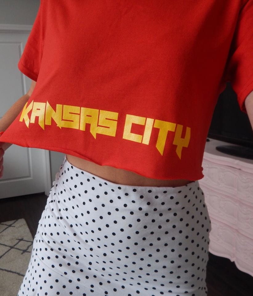 Kansas City Crop Top KC Chiefs Shirt Kansas City Top KC Crop Top Kansas ...