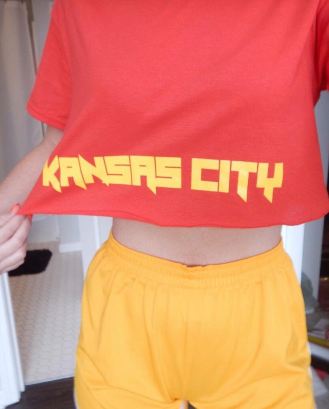 Kansas City Crop Top KC Chiefs Shirt Kansas City Top KC Crop Top Kansas ...