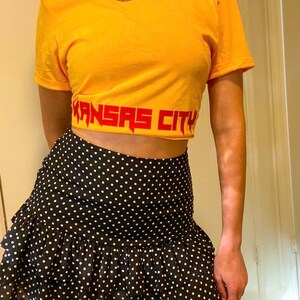 Kansas City Crop Top KC Chiefs Shirt Kansas City Top KC Crop Top Kansas ...