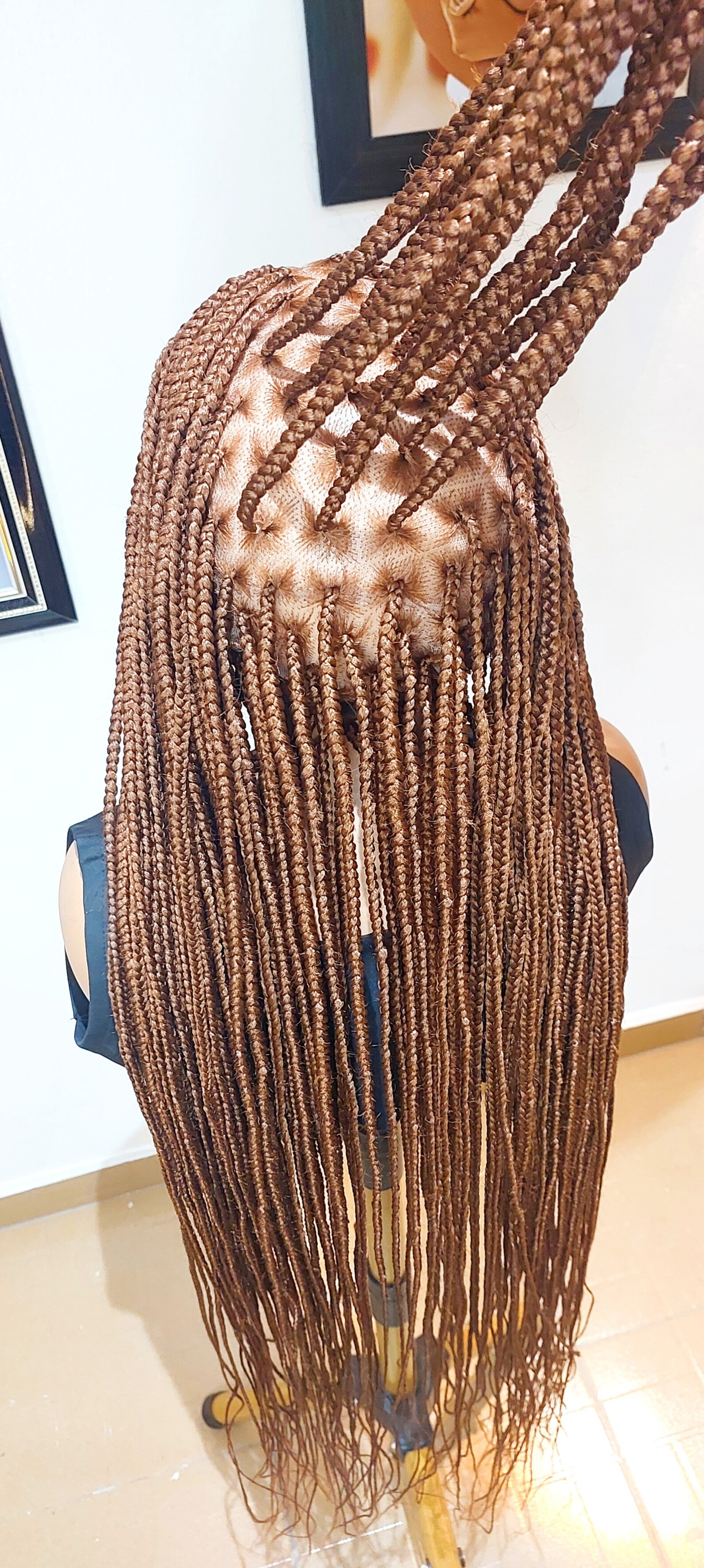 Knotless Box Braids, Free Shipping, Ready to Ship, Corn Row, Wig for ...