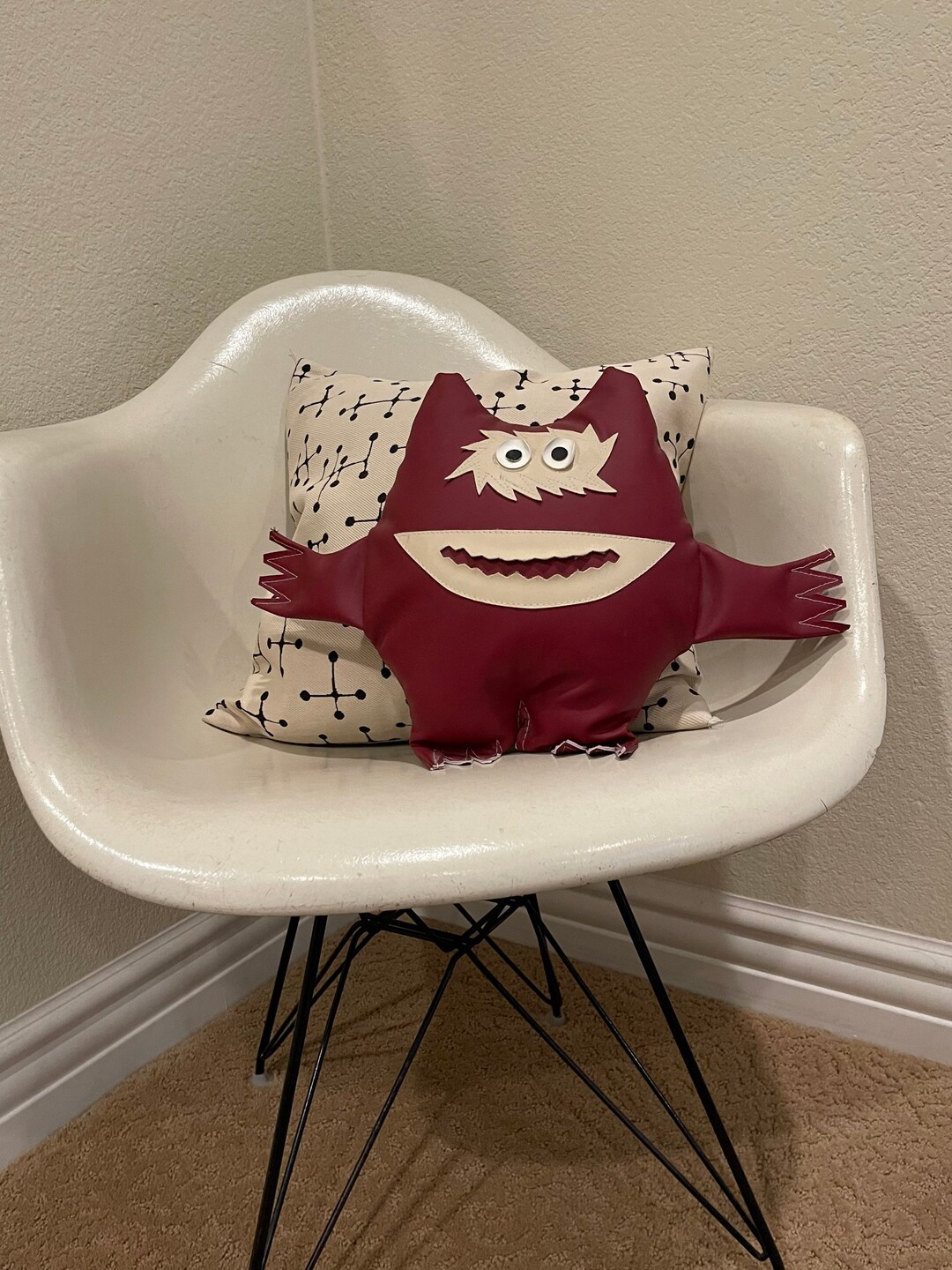 Naugahyde Cute Nauga Monster Doll 1960s Advertising Promotion - Etsy