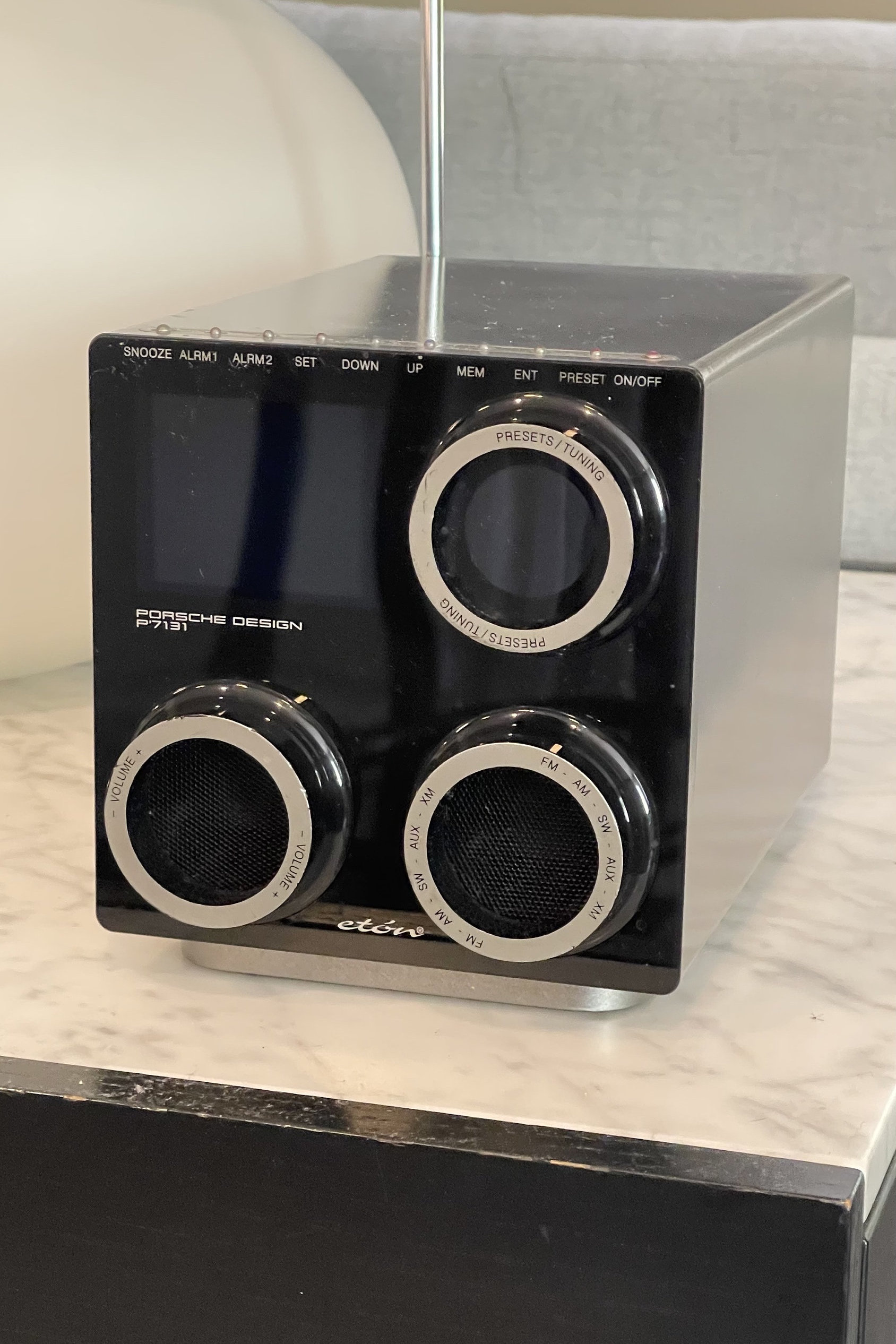 Etón P7131 Legendary Porsche Design Classic Vintage Desktop Alarm Clock ...