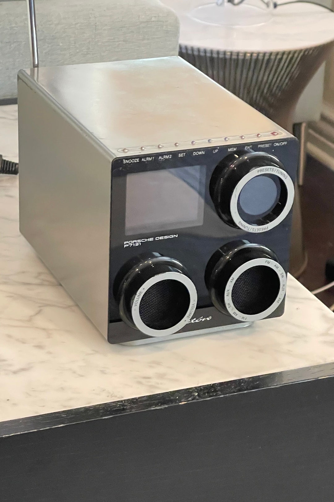Etón P7131 Legendary Porsche Design Classic Vintage Desktop Alarm Clock ...