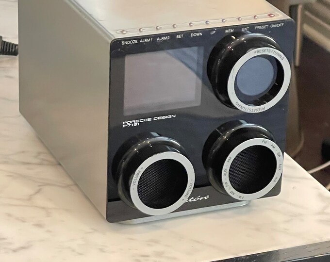Etón P7131 Legendary Porsche Design Classic Vintage Desktop Alarm Clock ...