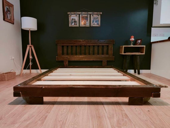 Farmhouse style platform bed store