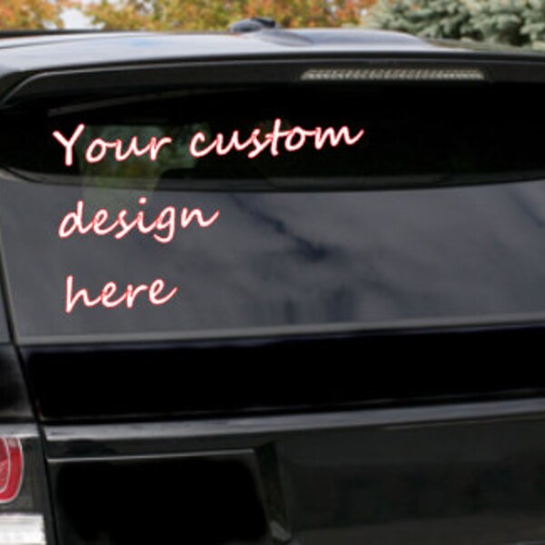 Custom Vinyl Decal - Etsy