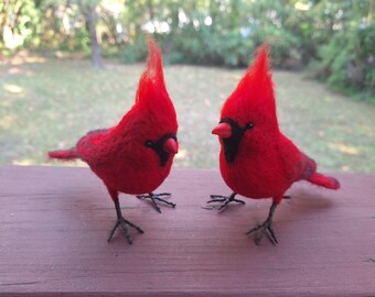 Tiny Needle Felted Bird. Realistic Bird. Felted Bird Decorations. Small ...
