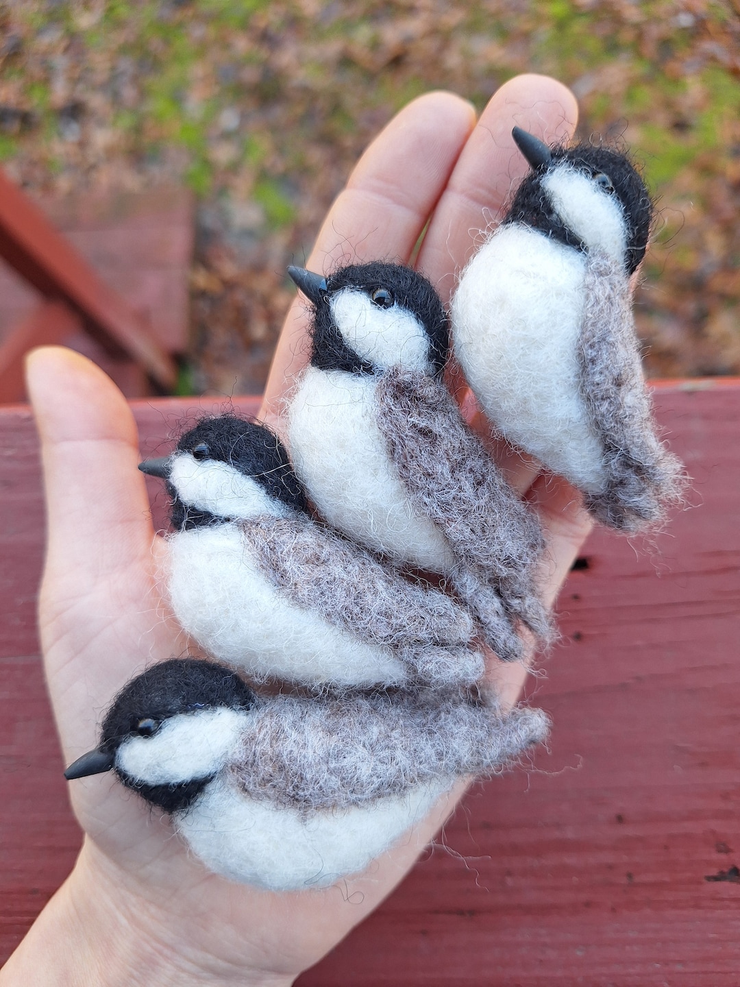 Tiny Needle Felted Bird. Realistic Bird. Felted Bird Decorations. Small ...