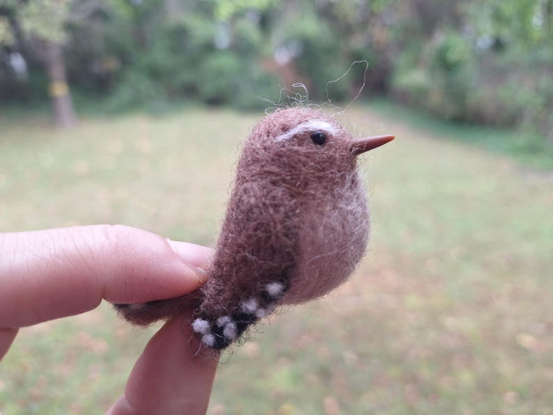 Needle Felted Bird: Realistic Wool Bird Decoration - Etsy