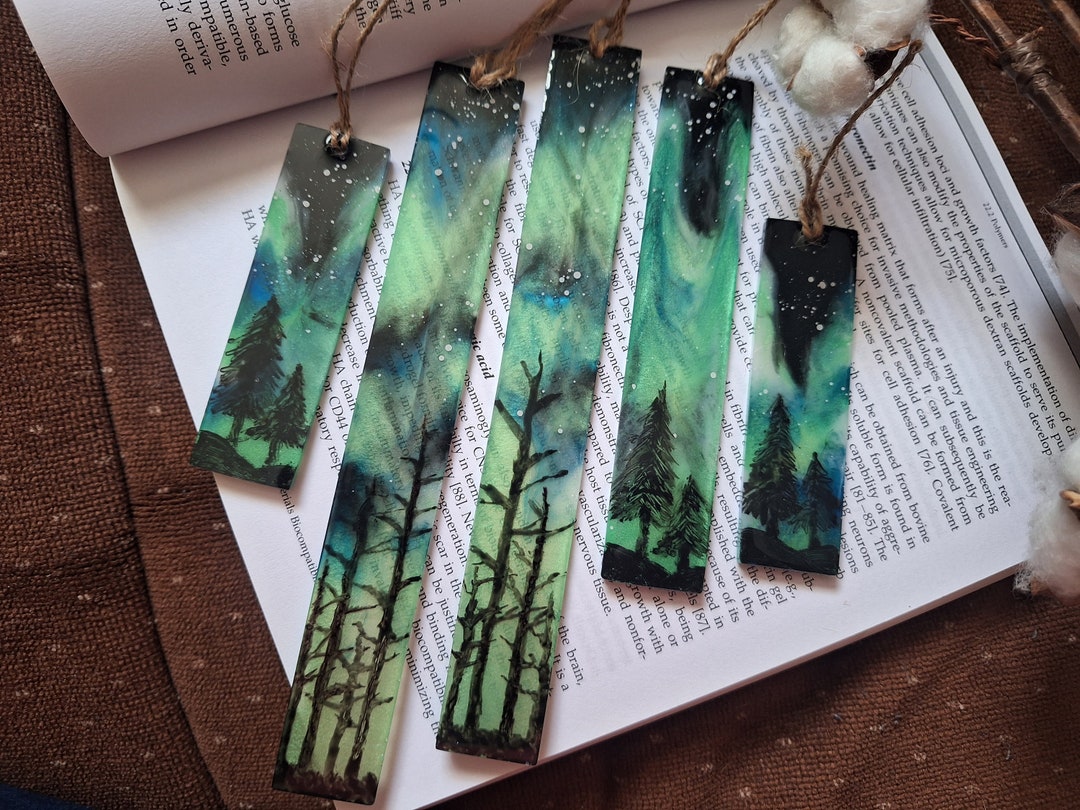 Handmade Resin Bookmark. Scenic Bookmark. Luxury Beautiful - Etsy