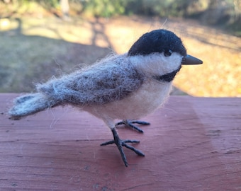 Tiny Needle Felted Bird. Realistic Bird. Felted Bird Decorations. Small ...