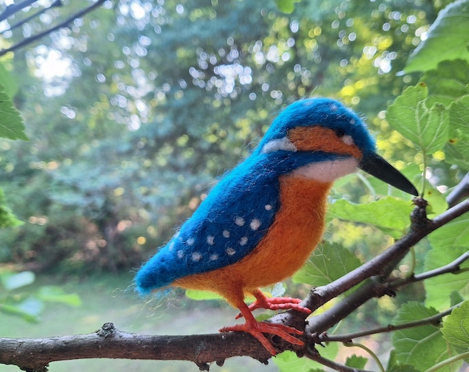 Tiny Needle Felted Bird. Realistic Bird. Felted Bird Decorations. Small ...
