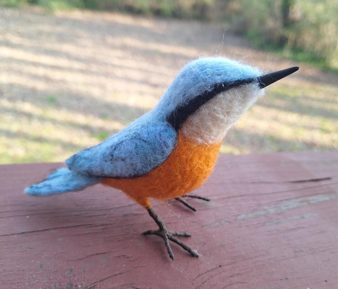 Needle Felted Bird. Realistic Birds. Felted Bird Decorations. Christmas ...