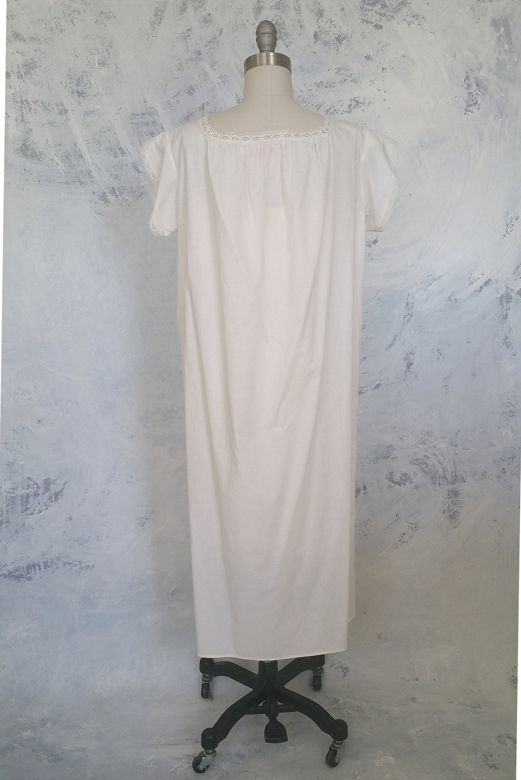 Off White Cotton Chemise M - Etsy UK