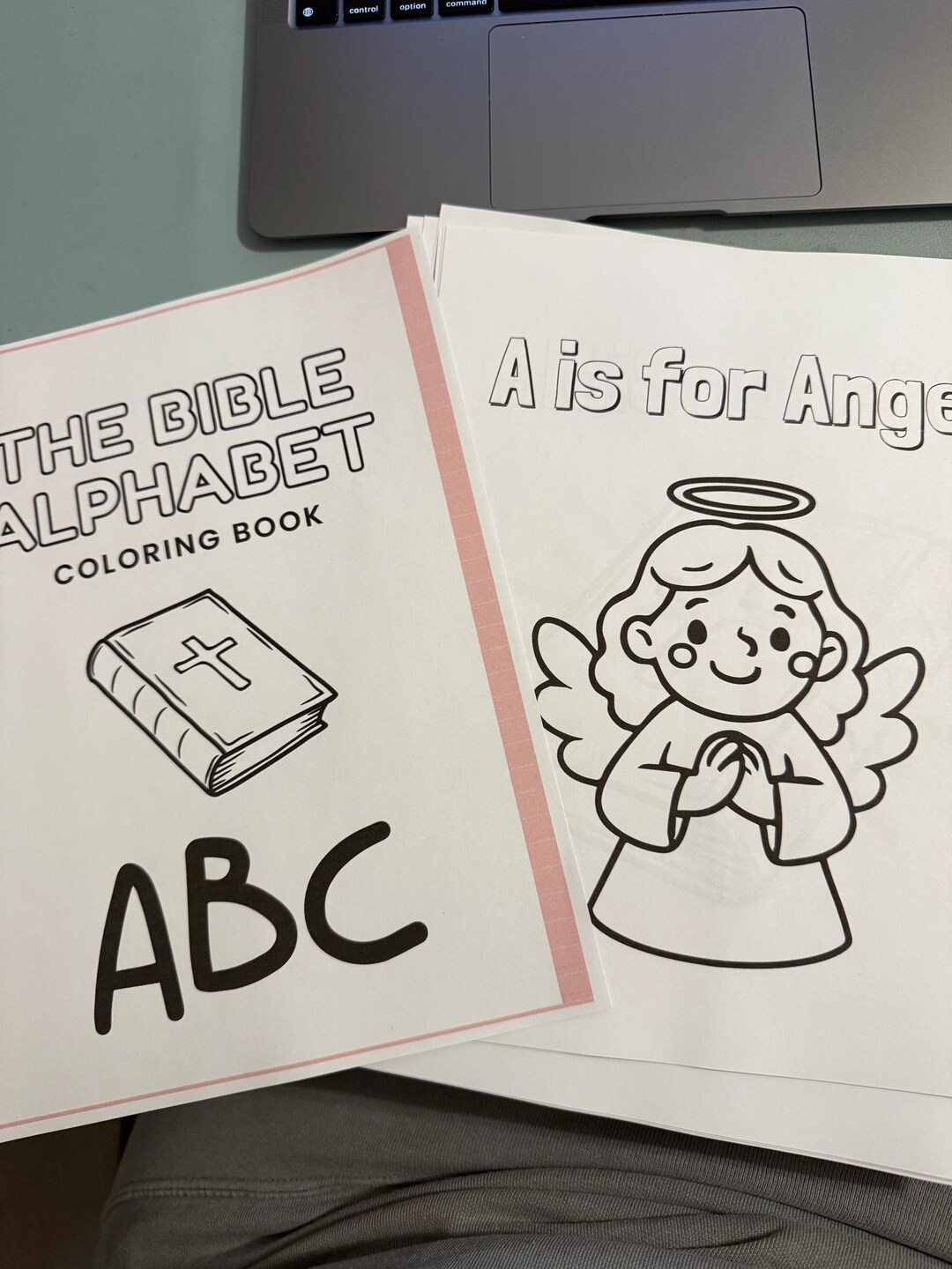 The Bible Alphabet Coloring Book - Etsy